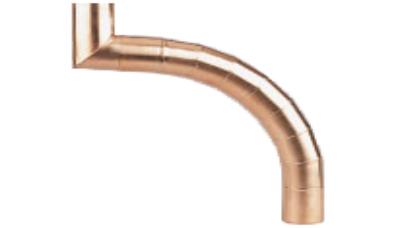 Zink Kupfer Fallrohr Fallrohre Gliederbogen Rohr Bogen Fallrohrbogen ...